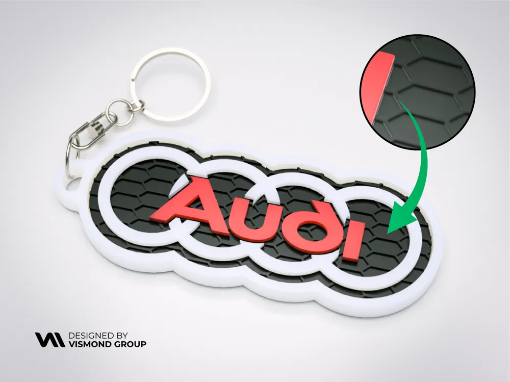 Audi Keychain by VISMOND GROUP MakerWorld: Download Free 3D Models