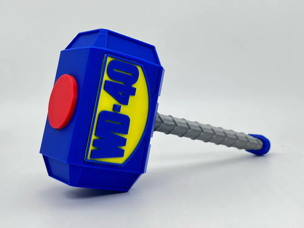 Grease Mjölnir: The Lord of Grease's Chosen Tool. - Free 3D Print Model ...
