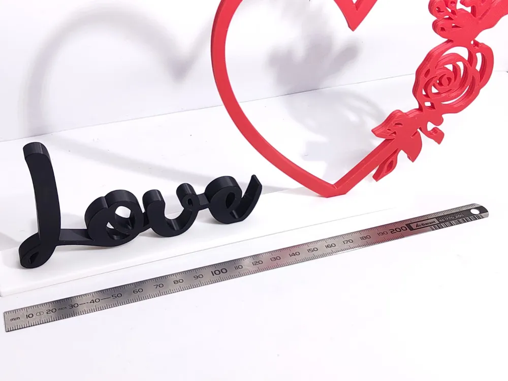 Love Picture Frame easy assembly family, lovers - Free 3D Print Model ...