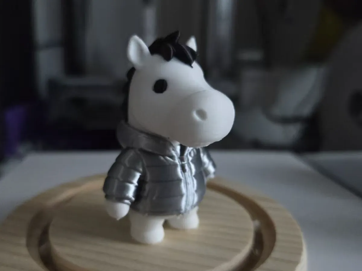 Down-Jacket Horse - Free 3D Print Model - MakerWorld