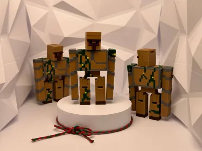 Minecraft Iron Golem Articulated by kirimba MakerWorld: Download Free ...