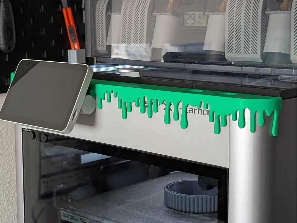 Drip Cover Full Length X1C | P2S - Free 3D Print Model - MakerWorld