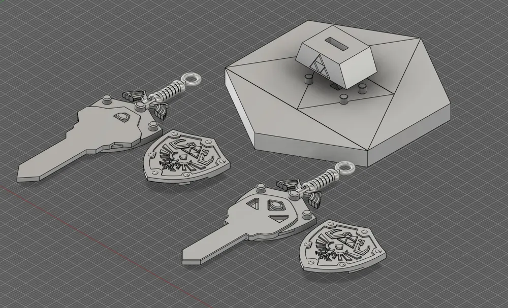 Master Sword Key by Zrangatang MakerWorld: Download Free 3D Models