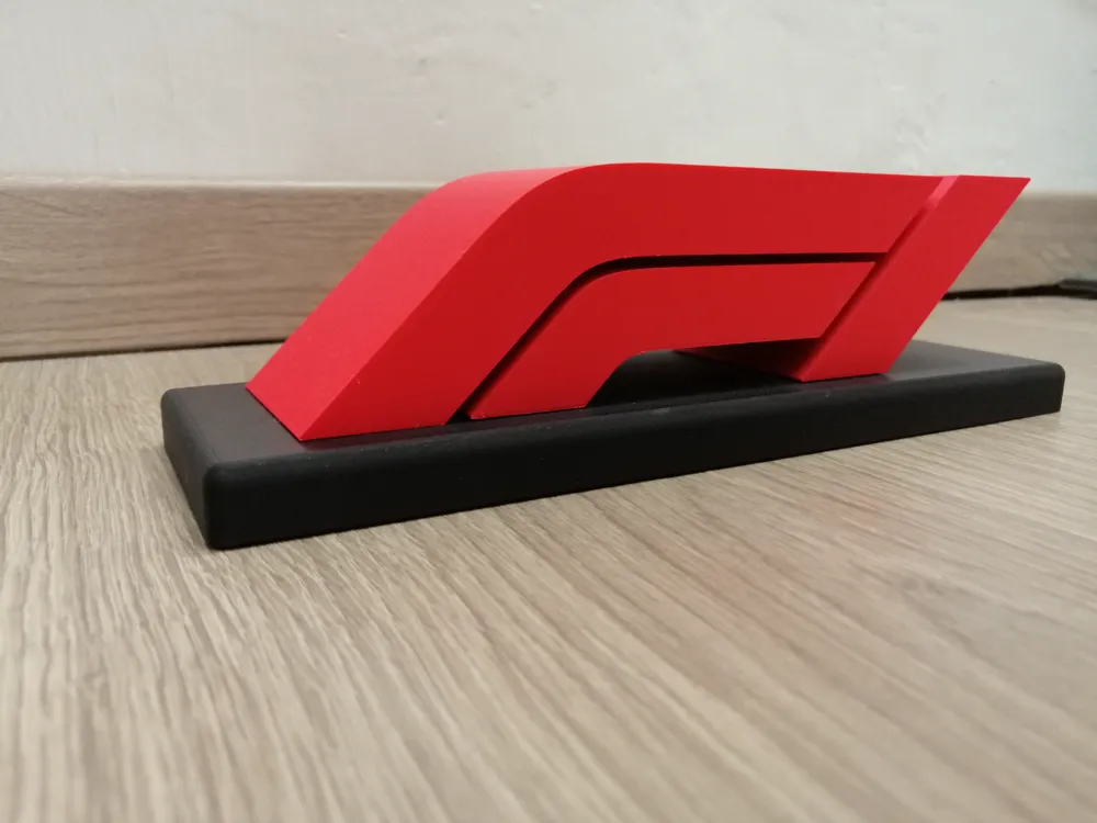 F1 Formula 1 Logo Desk Art Display by Flame - MakerWorld