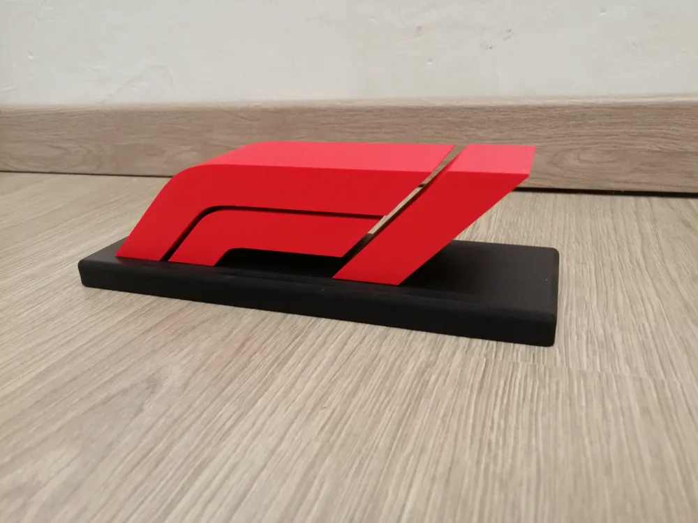 F1 Formula 1 Logo Desk Art Display by Flame - MakerWorld