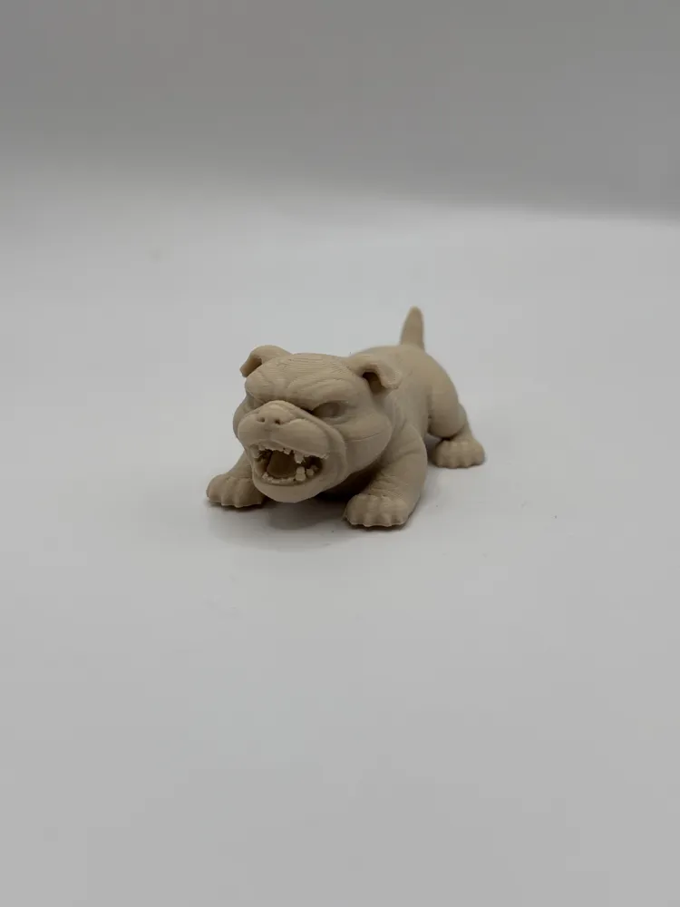 Bulldog Enojado - Modelo de impresión 3D gratuito - MakerWorld