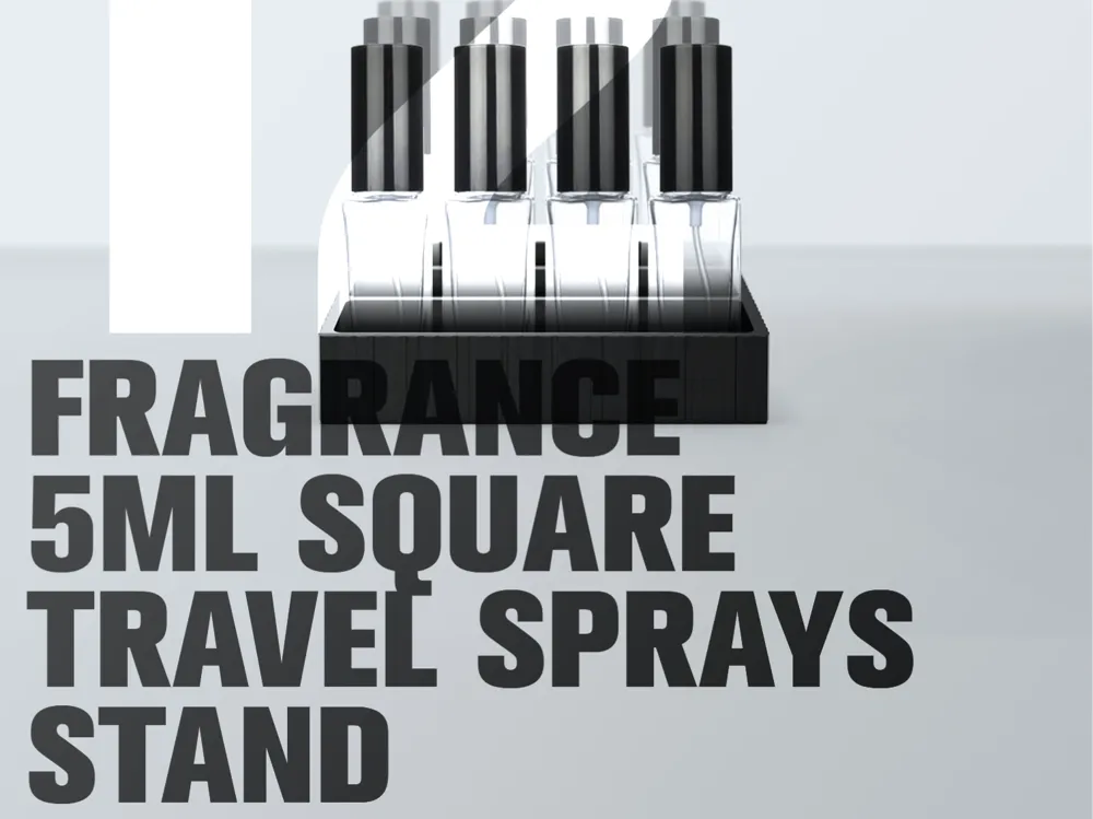 Fragrance Stand for 5 ml. Square Travel Bottles by CREALAB - MakerWorld