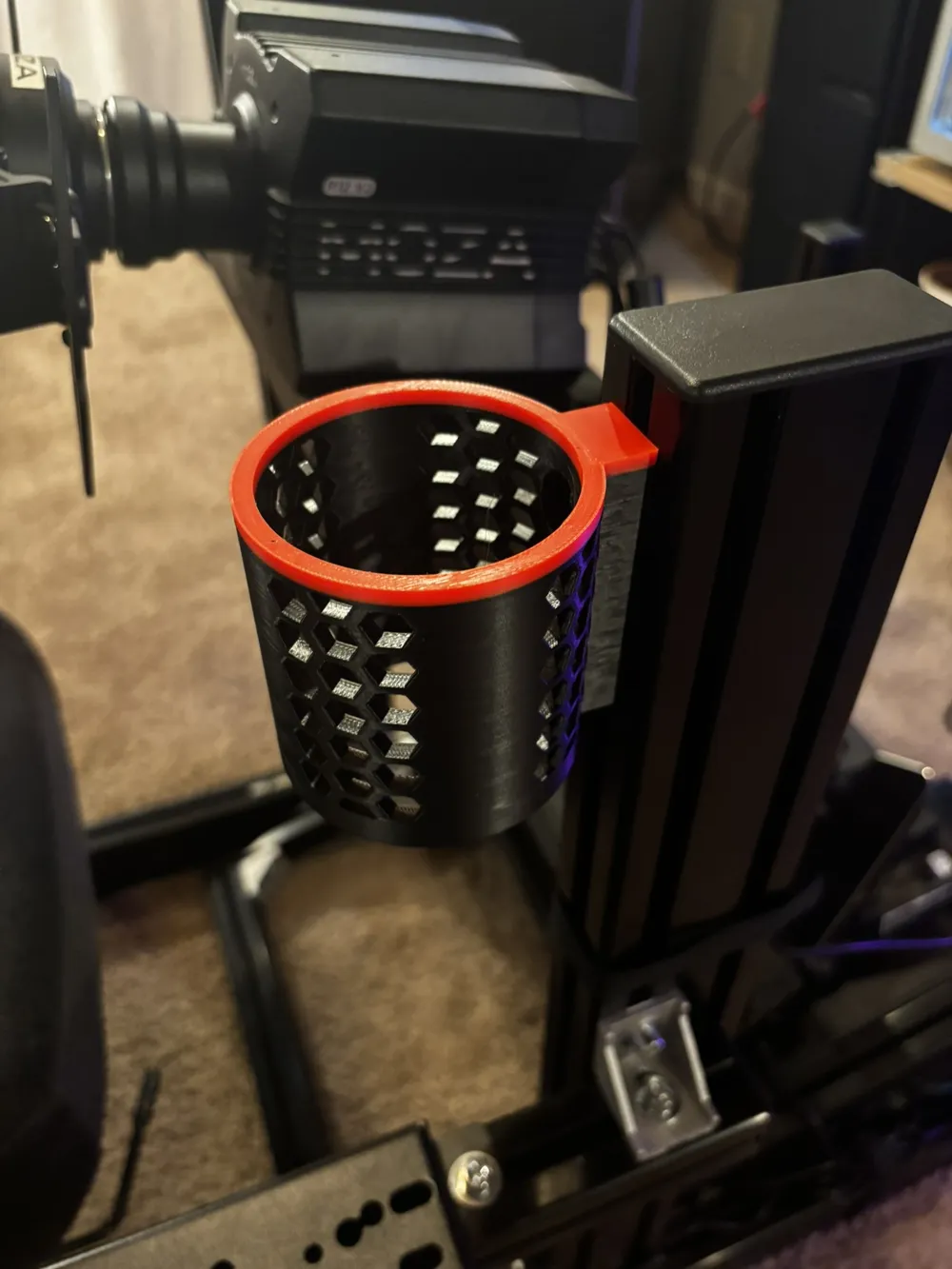 Sim racing rig cup holder by FunkyPrints MakerWorld: Download Free 3D ...