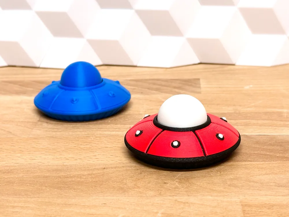 UFO Fidget Toy (spin and play) by GlennovitS 3D - MakerWorld