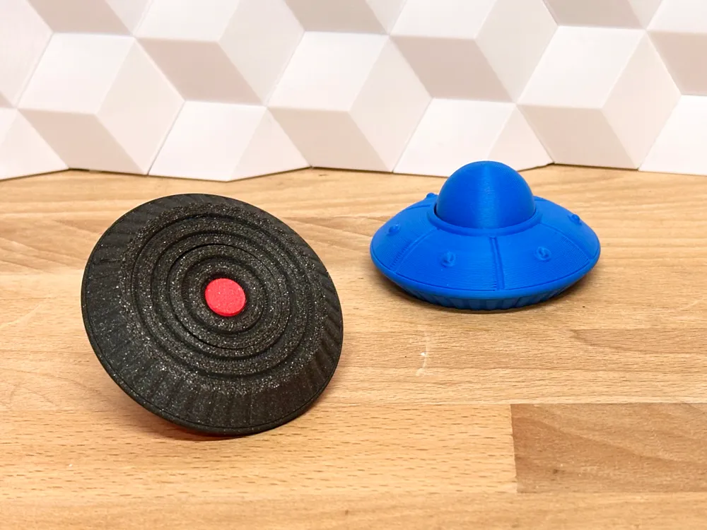 UFO Fidget Toy (spin and play) by GlennovitS 3D - MakerWorld