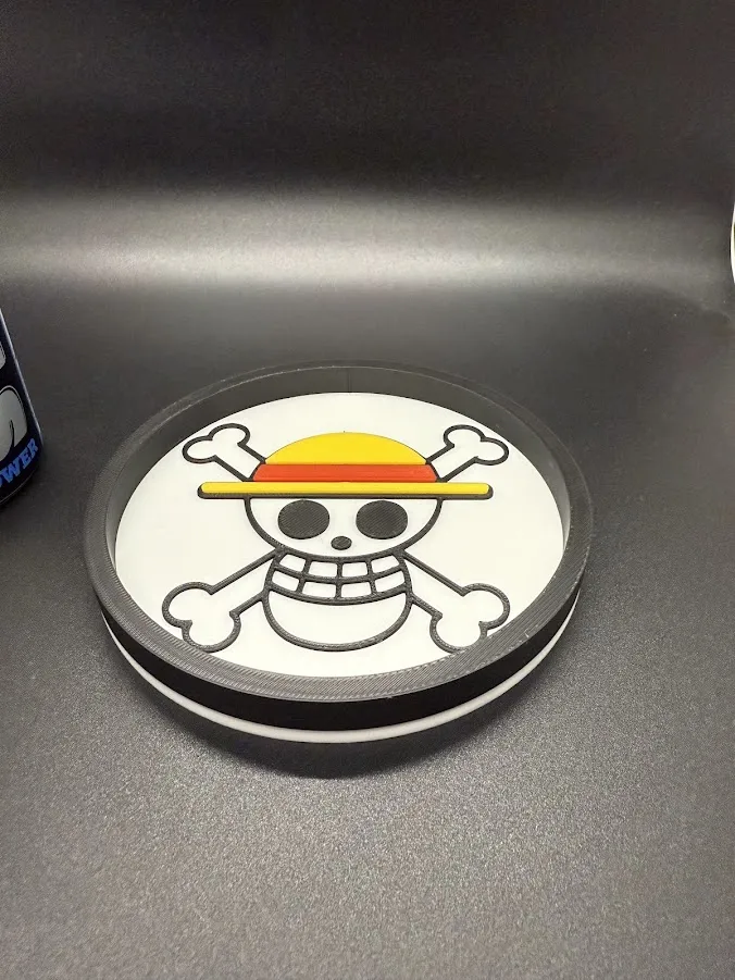 One Piece Coaster - Free 3D Print Model - MakerWorld