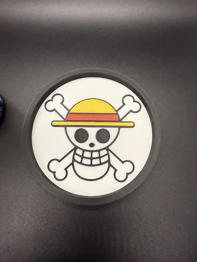 One Piece Coaster - Free 3D Print Model - MakerWorld