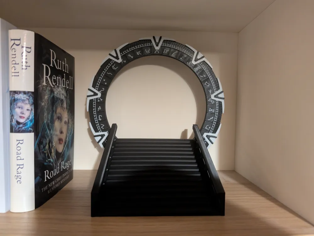 Milky Way Stargate Book End by Oddity3D MakerWorld: Download Free 3D Models
