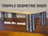 Tripple Geometric Pillar Legs - Best Monitor Riser by Ziggy - MakerWorld