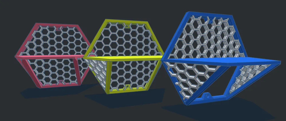 X3D HSW Display Shelf (Multicolor) Remixed by DutchWorkX3D - MakerWorld