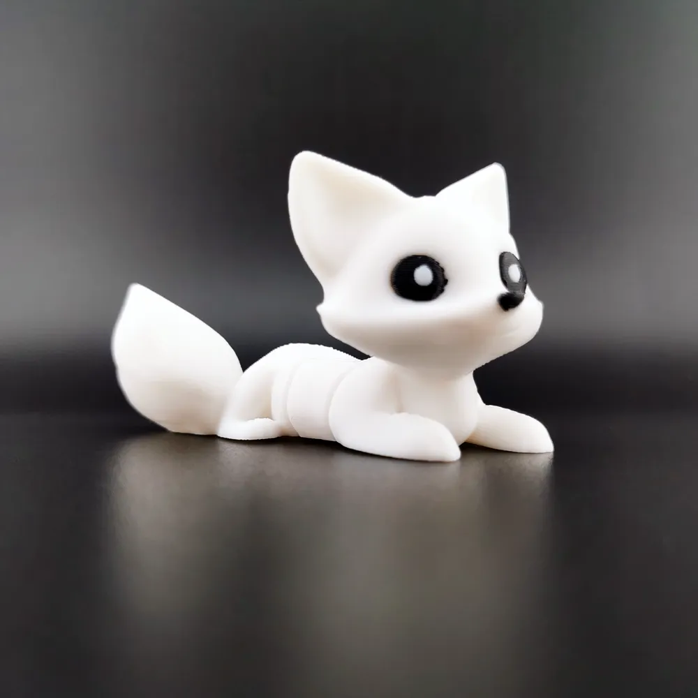 Mini Flexi Arctic Fox - Print-in-Place Articulated by Mini Flexi ...