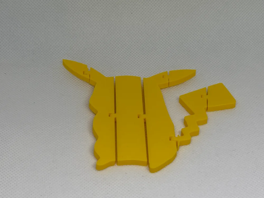 Articulated Pikachu Print in Place - Free 3D Print Model - MakerWorld