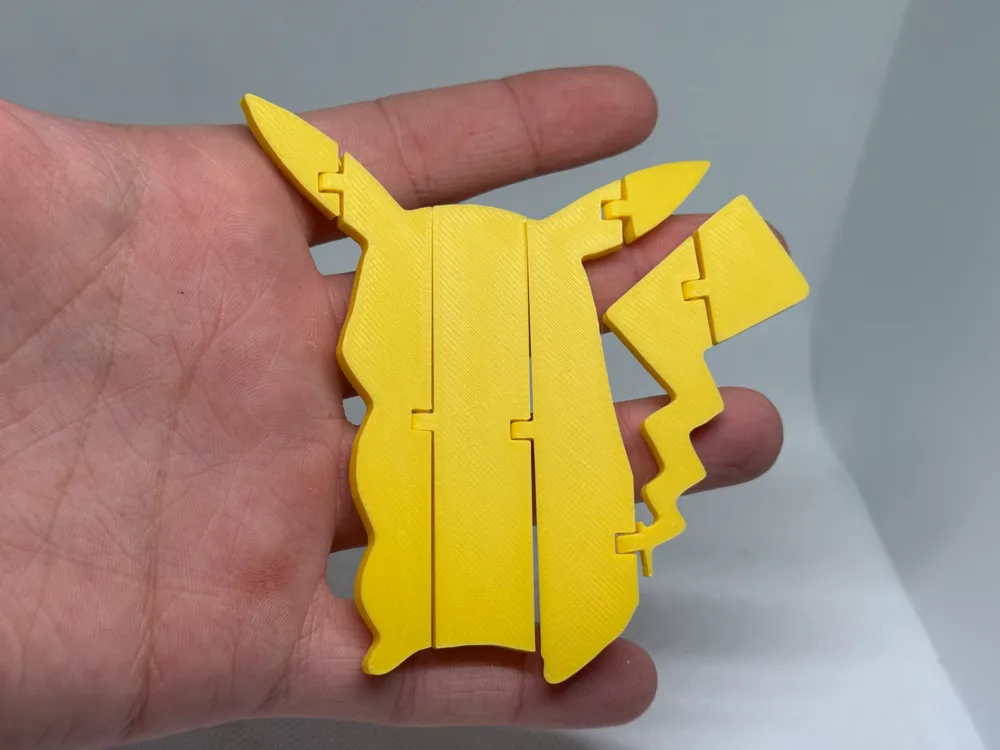 Articulated Pikachu Print in Place by Humnarr MakerWorld: Download Free ...