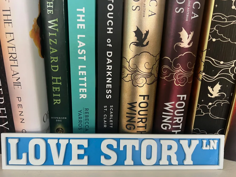 Bookshelf Sign – Love Story Ln – Street Sign by SharpFamilyCreations ...