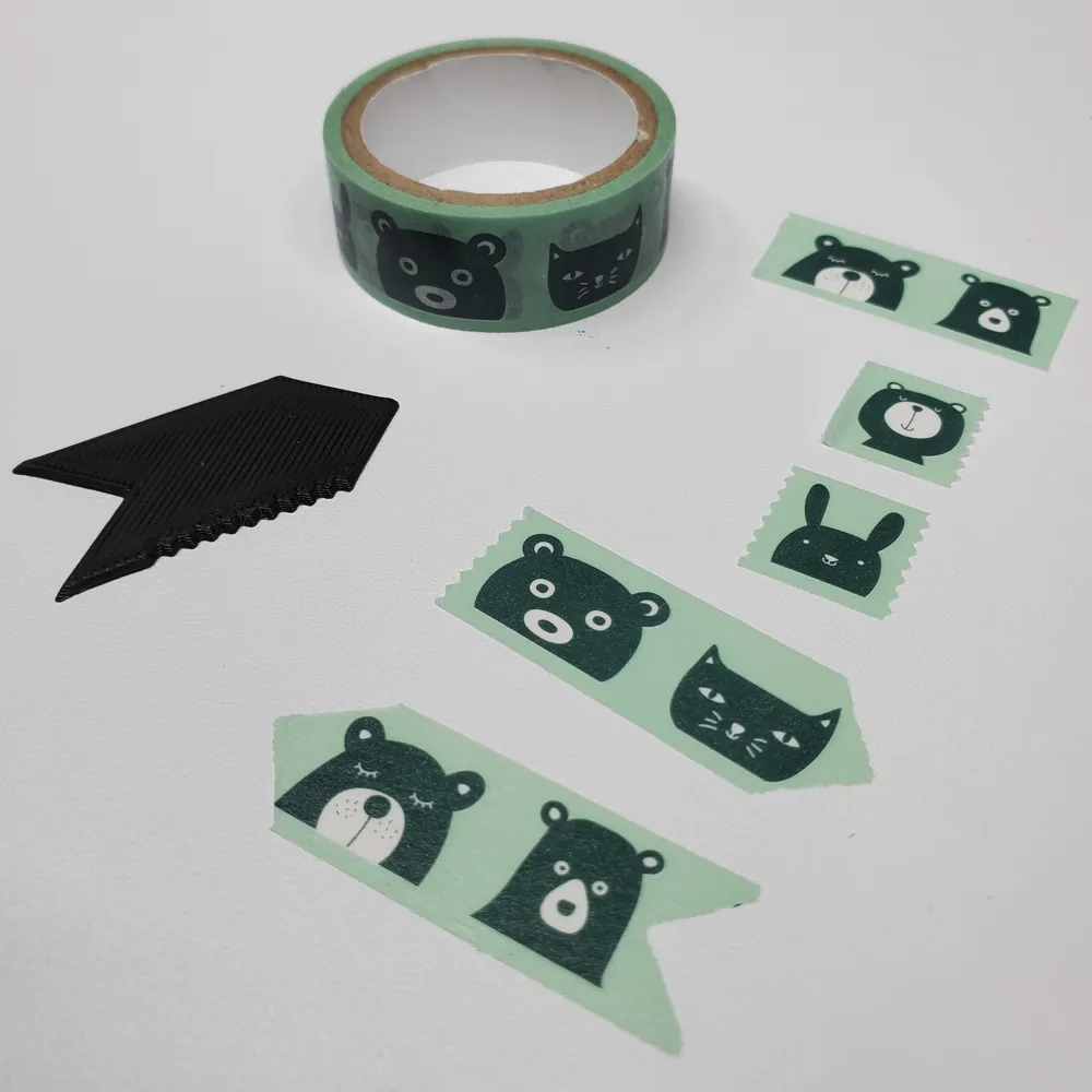 Washi tape tool | Decorative washi tape cutter - Free 3D Print Model ...