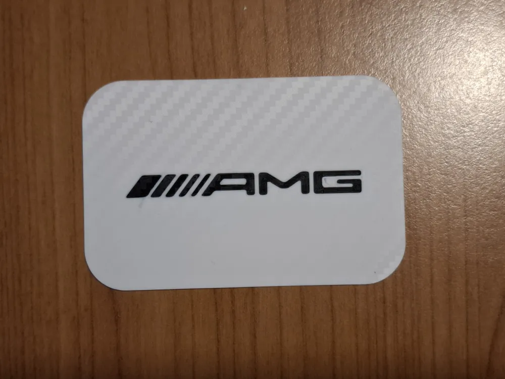 Carbon Fiber AMG Key Card by _travis.010_MakerWorld: Download Free 3D ...