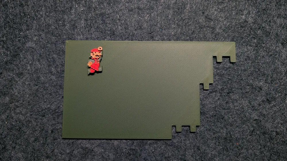 Super Mario Bros. - Flag Pole Jump Wall Art - Free 3D Print Model ...