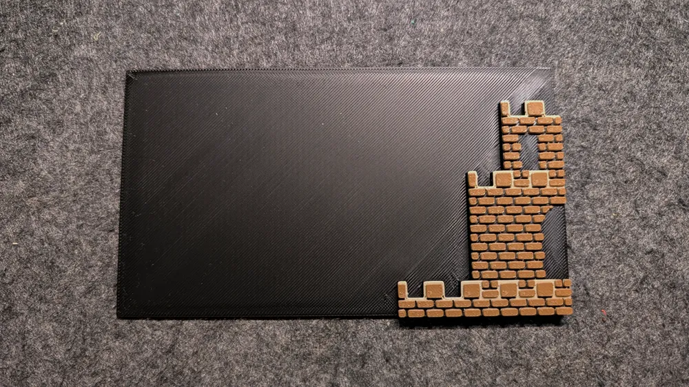 Super Mario Bros. - Flag Pole Jump Wall Art - Free 3D Print Model ...