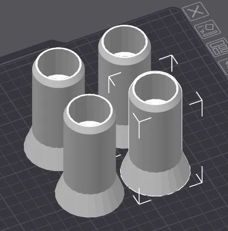 Folding Table Leg Extender Set - Now More Sizes - Free 3D Print Model ...