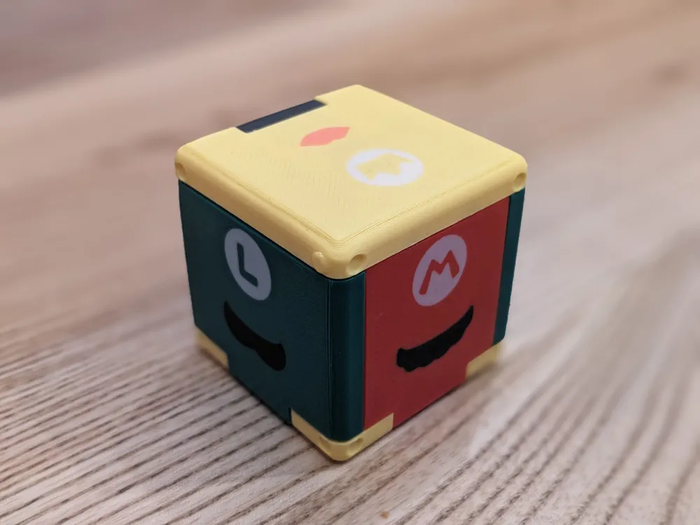 Nintendo Switch Game Card Cube - Mario Icons - Free 3D Print Model - MakerWorld