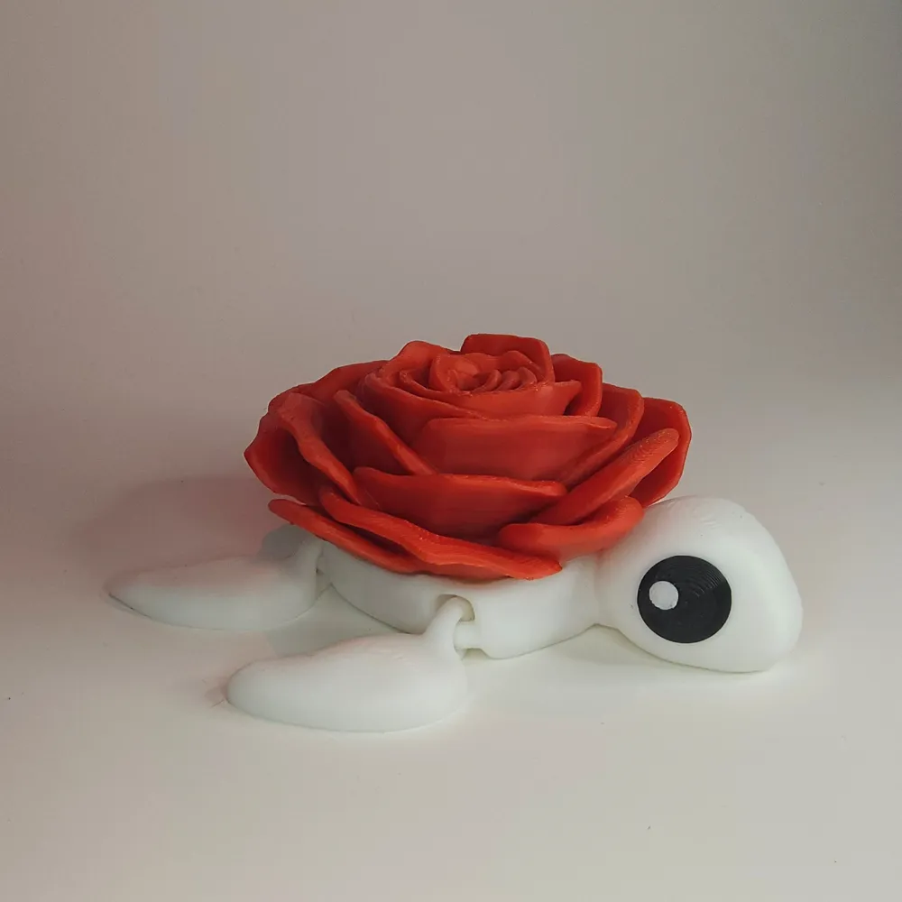 Articulated rose turtle (separate peices) by HoldCtrl MakerWorld ...