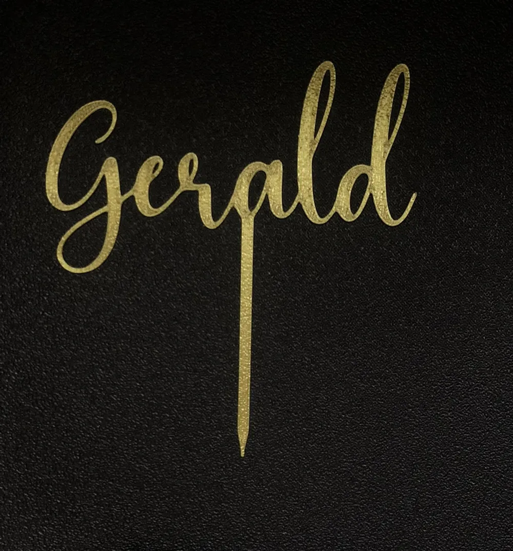 Gerald cake topper - Free 3D Print Model - MakerWorld
