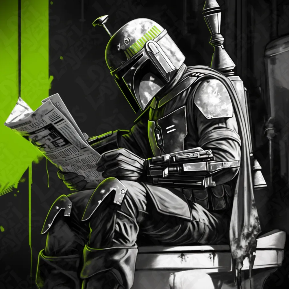 Boba Fett Pooper Hueforge by LoFi Layers - MakerWorld