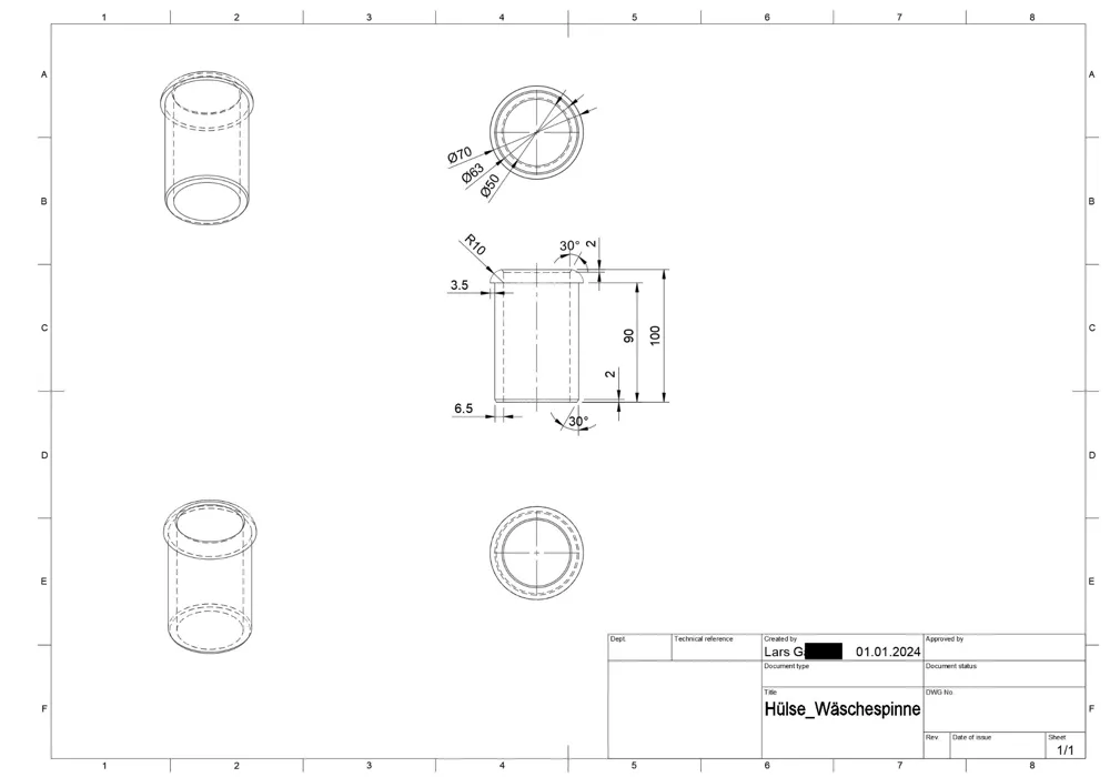 Huelse / sleeve by creader - MakerWorld