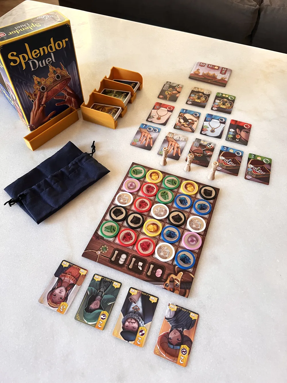 Splendor Duel - Insert & Organizer by Box To Board MakerWorld: Download ...