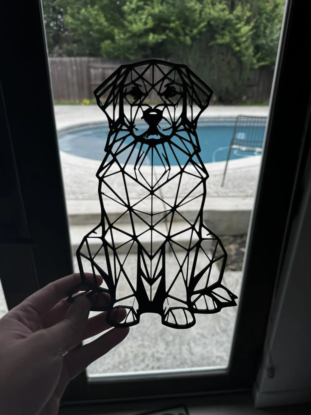 Low Poly Golden Retriever Wall Art - Free 3D Print Model - MakerWorld