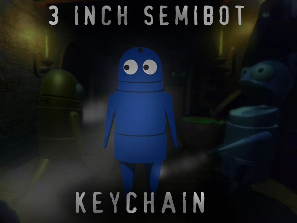 R.E.P.O Semibot Keychain by Drewzy MakerWorld: Download Free 3D Models