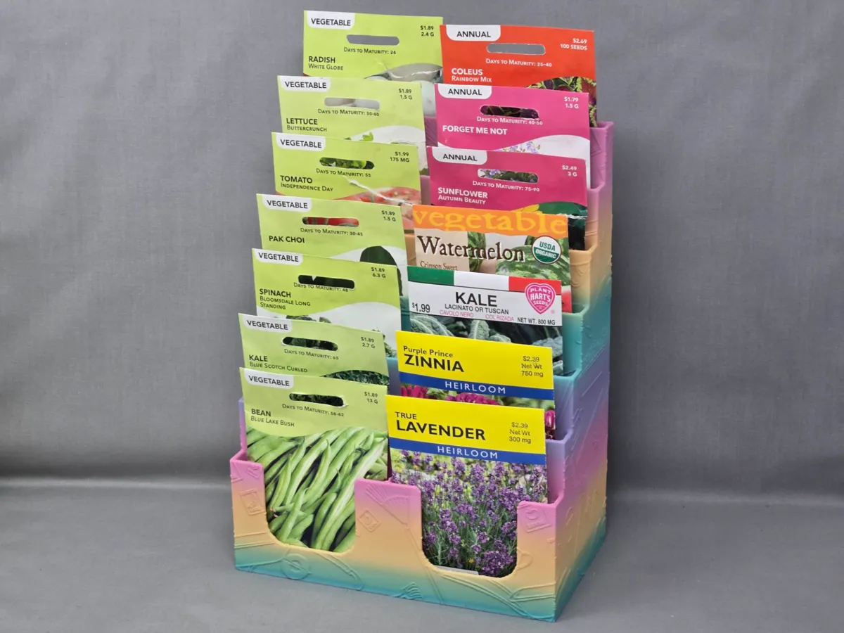 Seed Packet Rack - Free 3D Print Model - MakerWorld