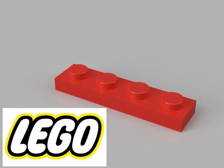 Lego Plate 1x4 by Gimmy3D - MakerWorld