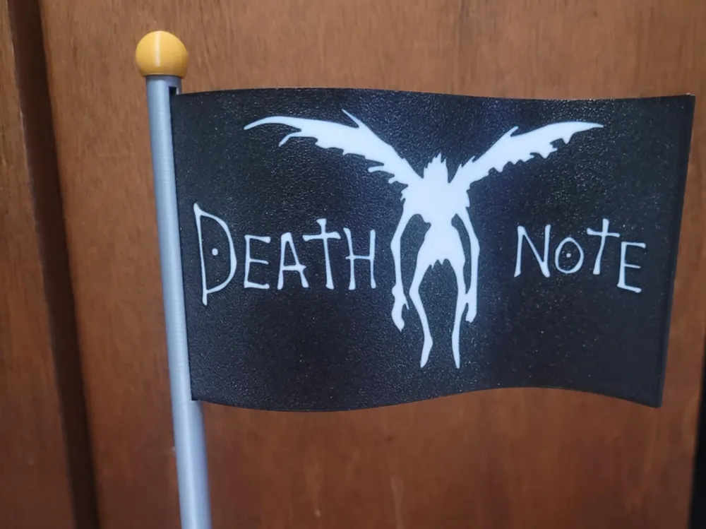 Flag made for Anime Series Death Note by smwoodcrafts - MakerWorld