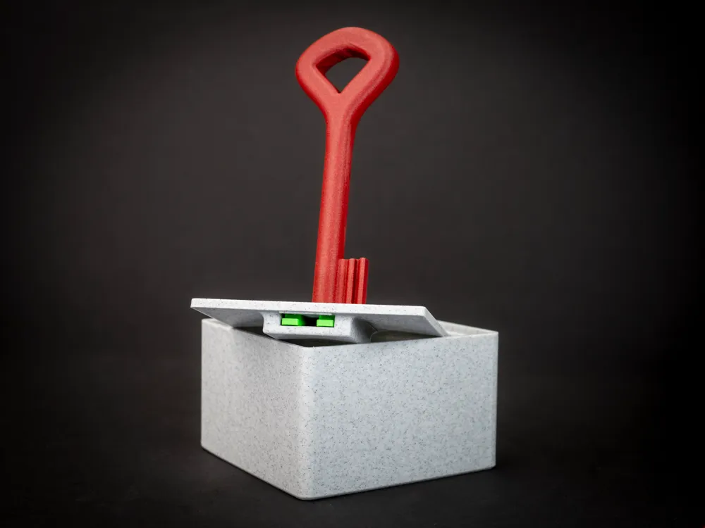 Secret Magnetic Vault !Hidden mechanism and Key! - Free 3D Print Model ...