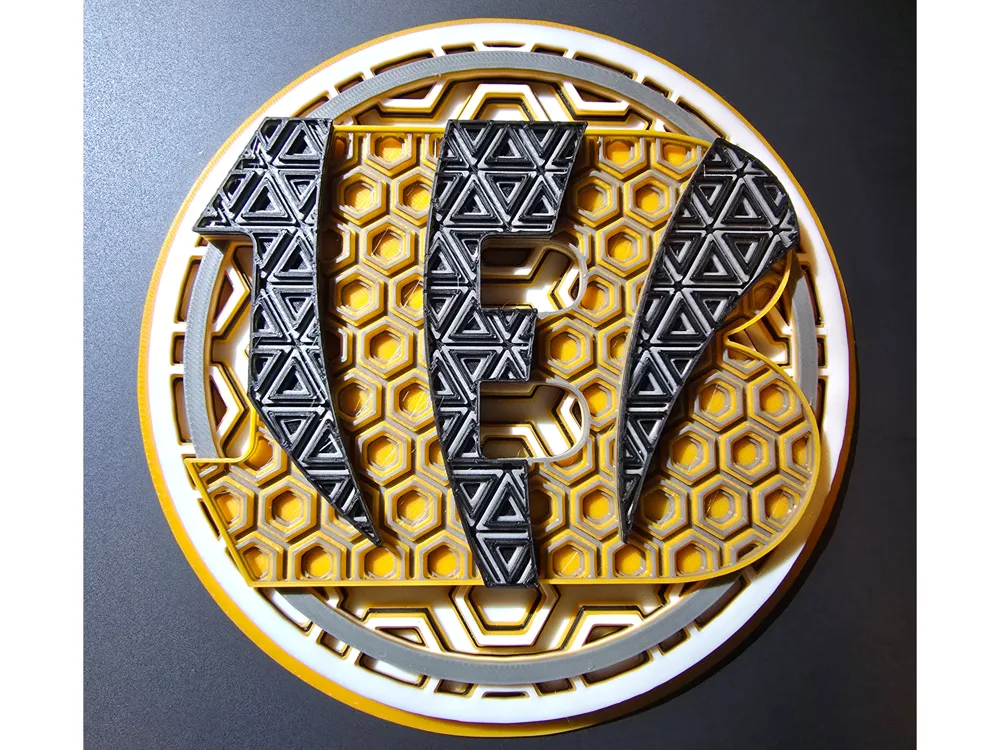 Cincinnati Bengals Dimensional Mosaic by Richie Rich Richie Rich ...