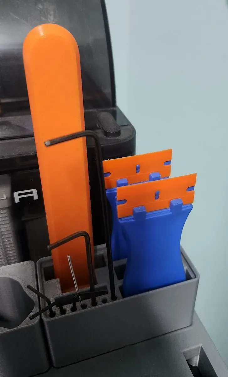 Bulk bambu scraper and allen key Gridfinity by rxunique - MakerWorld