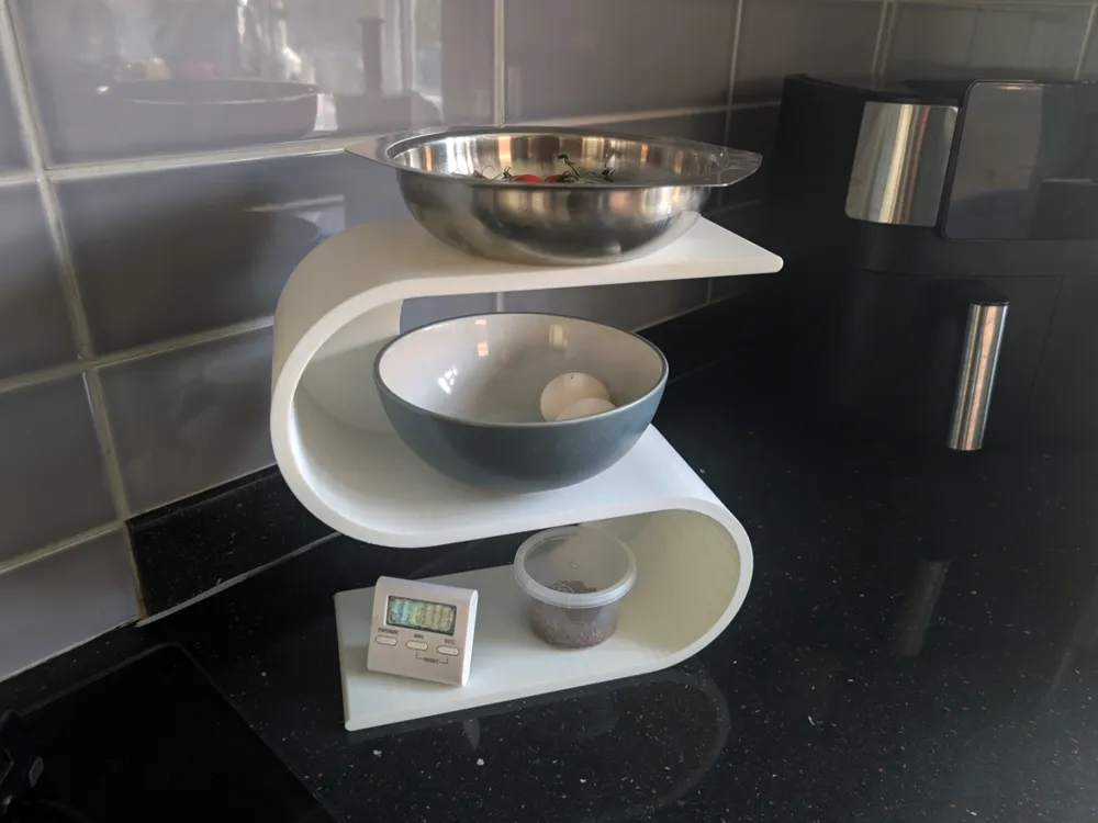 Simple Half Moon Kitchen Stand by Oddity3D MakerWorld: Download Free 3D ...