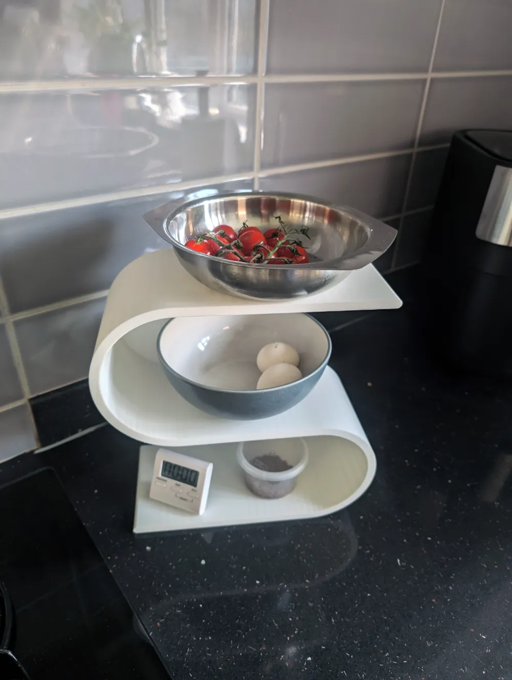 Simple Half Moon Kitchen Stand by Oddity3D - MakerWorld