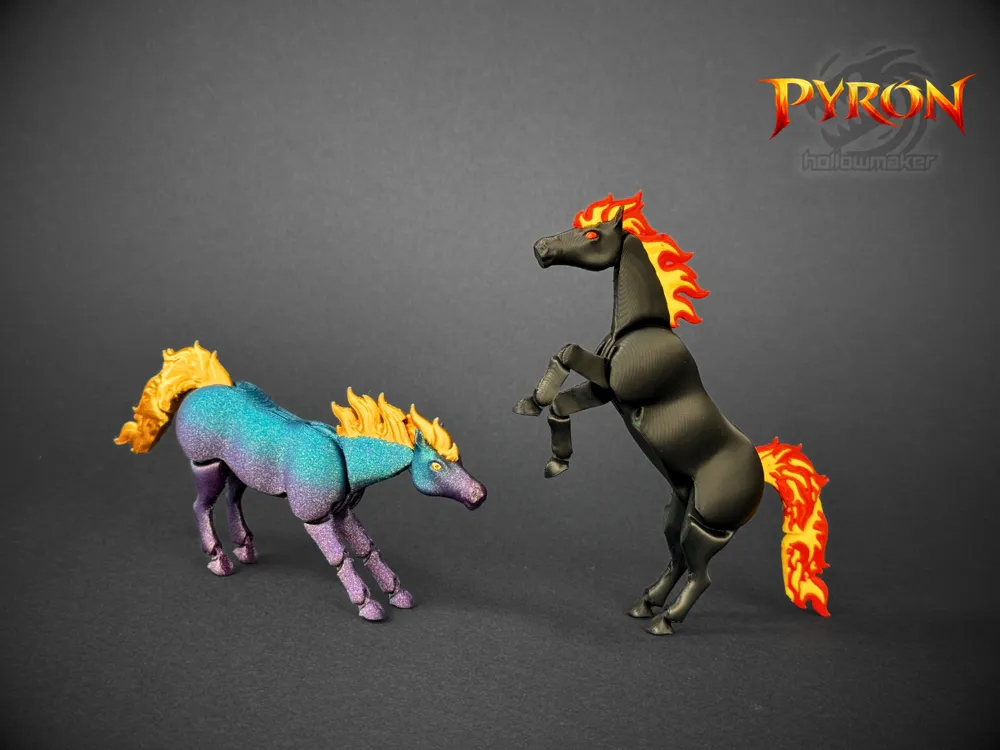 Pyron - Caballo de Fuego Articulado - Modelo de impresión 3D gratuito ...