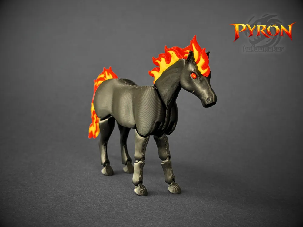 Pyron - Caballo de Fuego Articulado - Modelo de impresión 3D gratuito ...