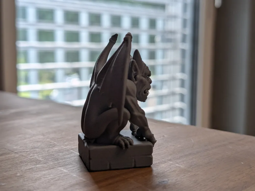 Cathedral Gargoyle – Gothic Statue - Free 3D Print Model - MakerWorld