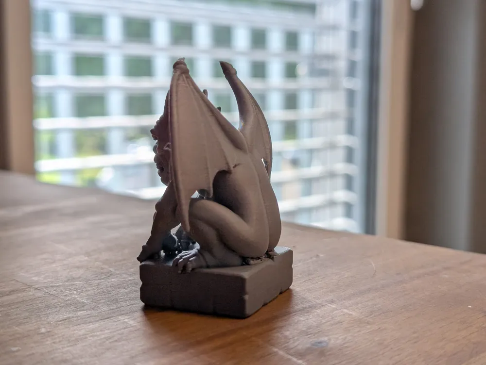 Cathedral Gargoyle – Gothic Statue - Free 3D Print Model - MakerWorld