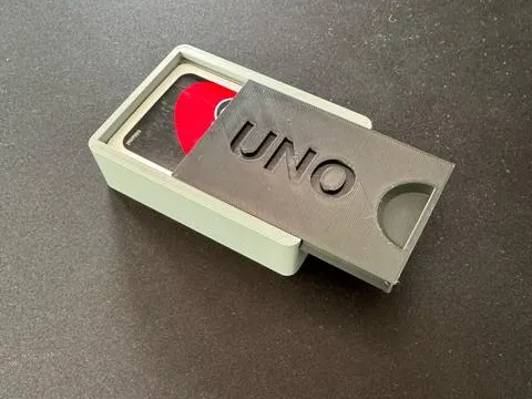 UPDATED UNO Karten Box mit Schiebedeckel und Grip – Kostenloses 3D ...