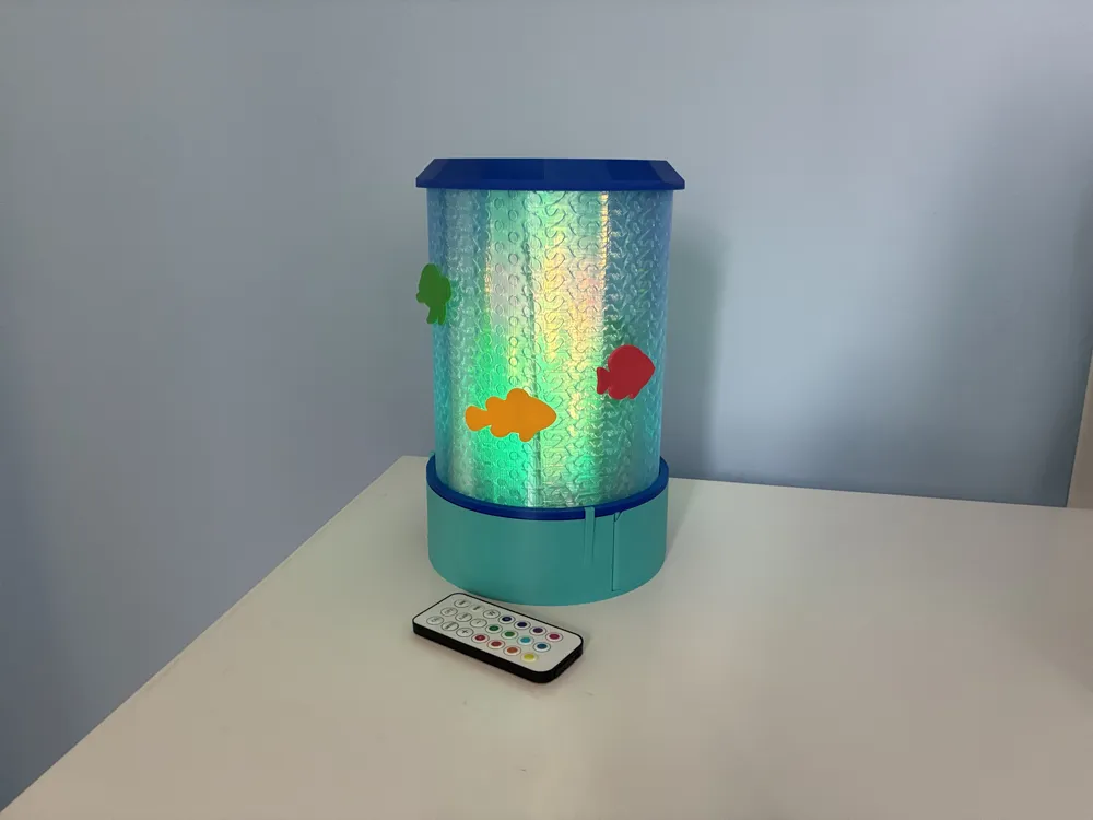 Rotating Aquarium Lamp by Kim MakerWorld: Download Free 3D Models